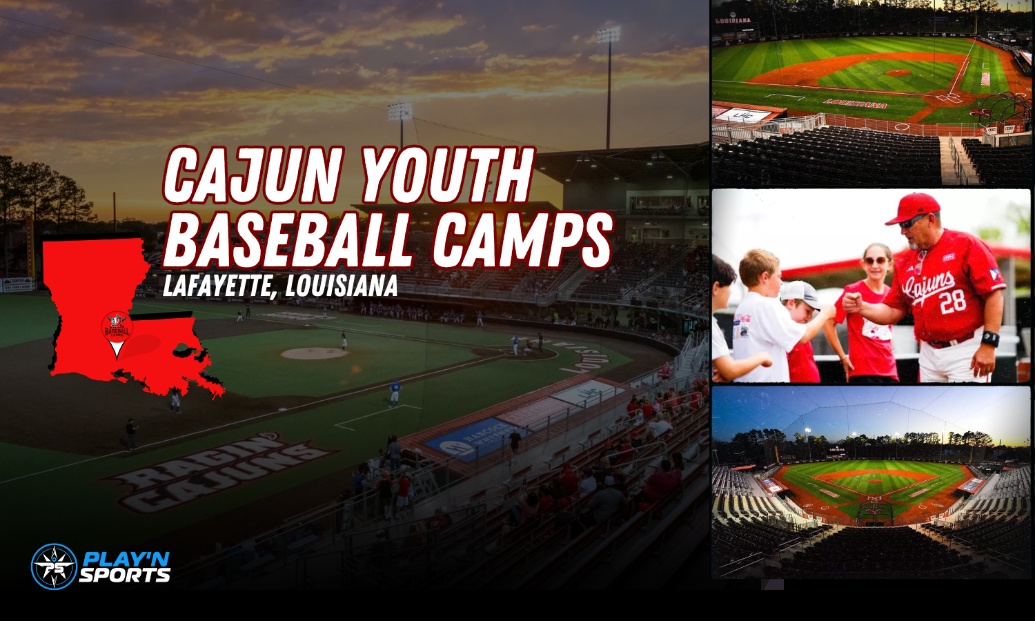 Youth Camps - Cajun Baseball Camps